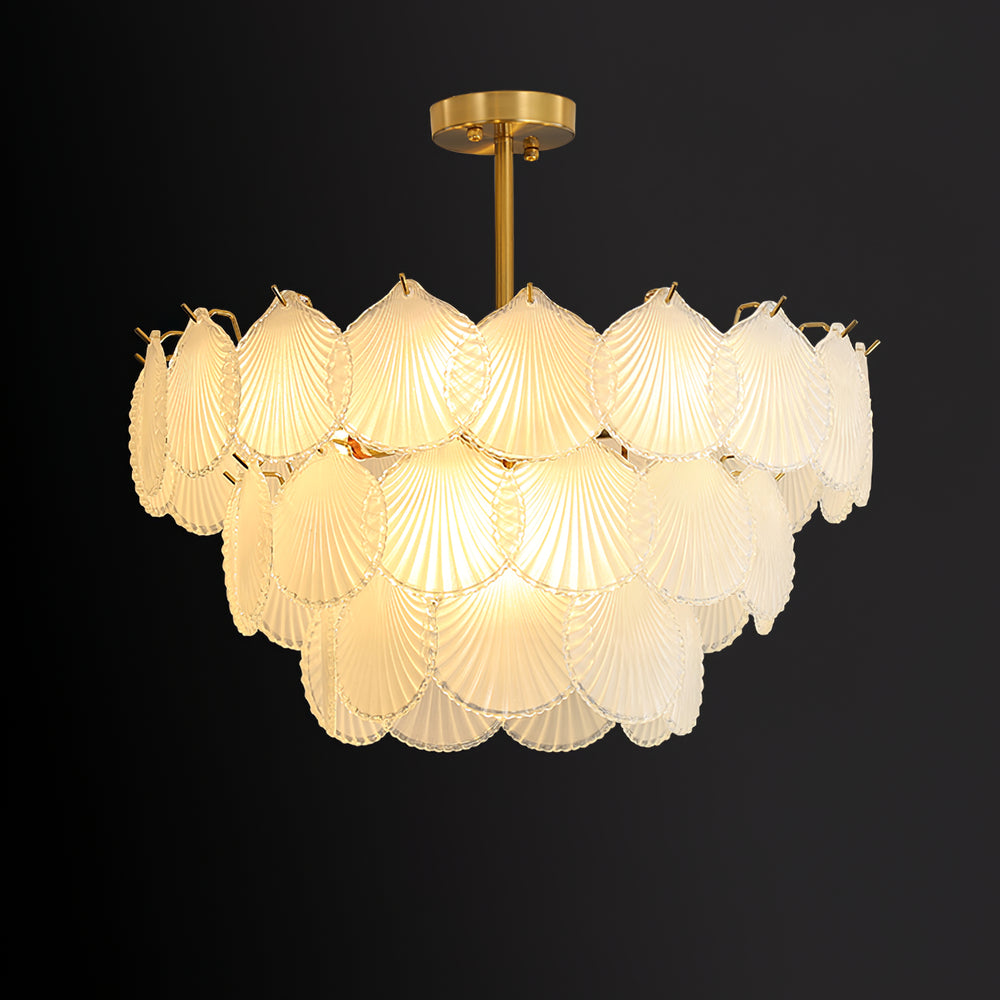 Shell Glass chandelier
